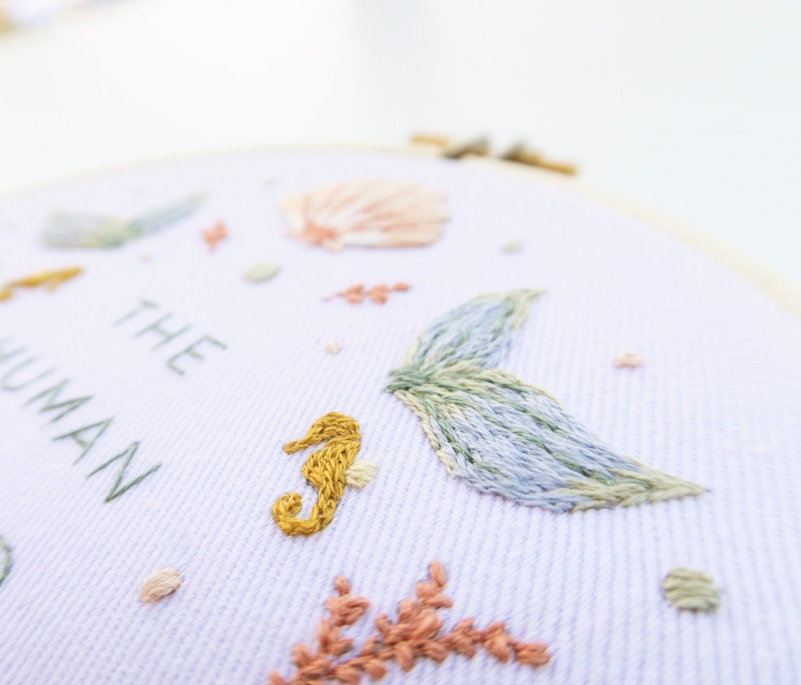 Ocean Under the Sea Embroidery Pattern Beginner Embroidery - Etsy