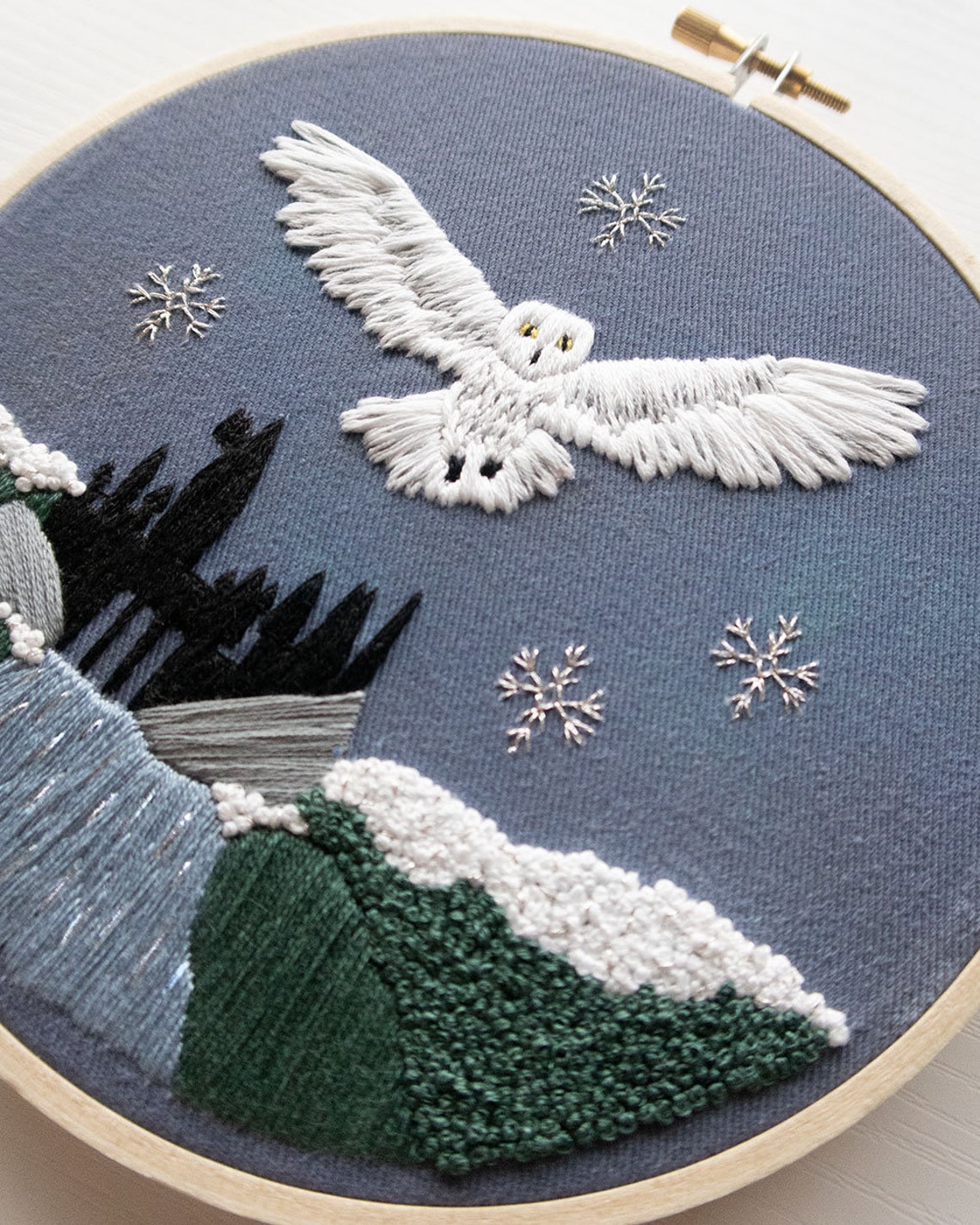 Magic Owl Castle Embroidery Kit - Etsy