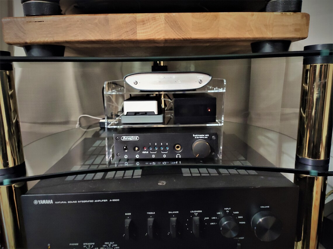 Mini Hifi Stand / Rack Clear Acrylic - Etsy