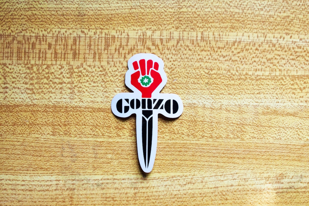 Fist of Gonzo Dagger Laptop Decal / Ships From USA / Bumper Sticker ...