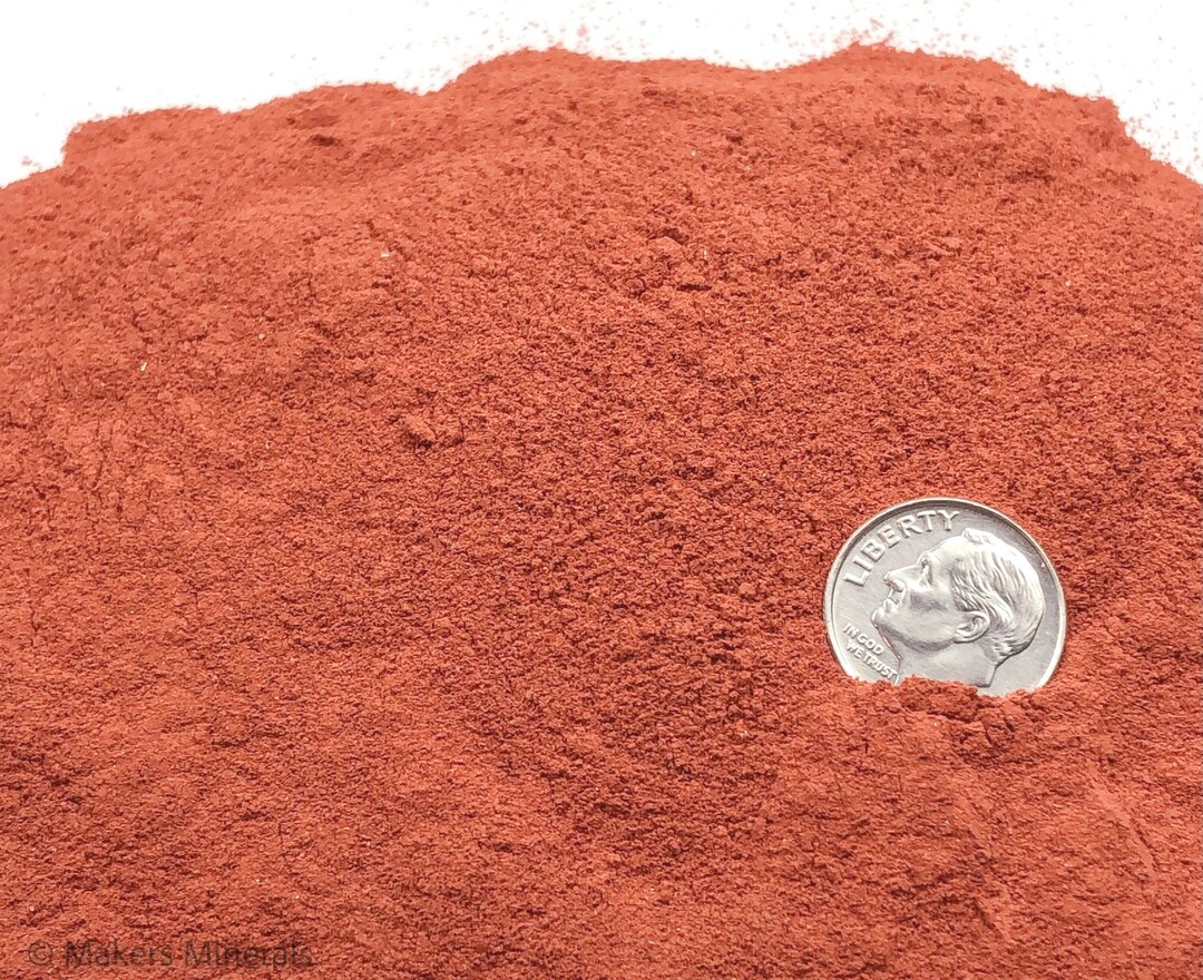Crushed Brick Red Jasper Powder (grade A) From South Africa, Fine Crush