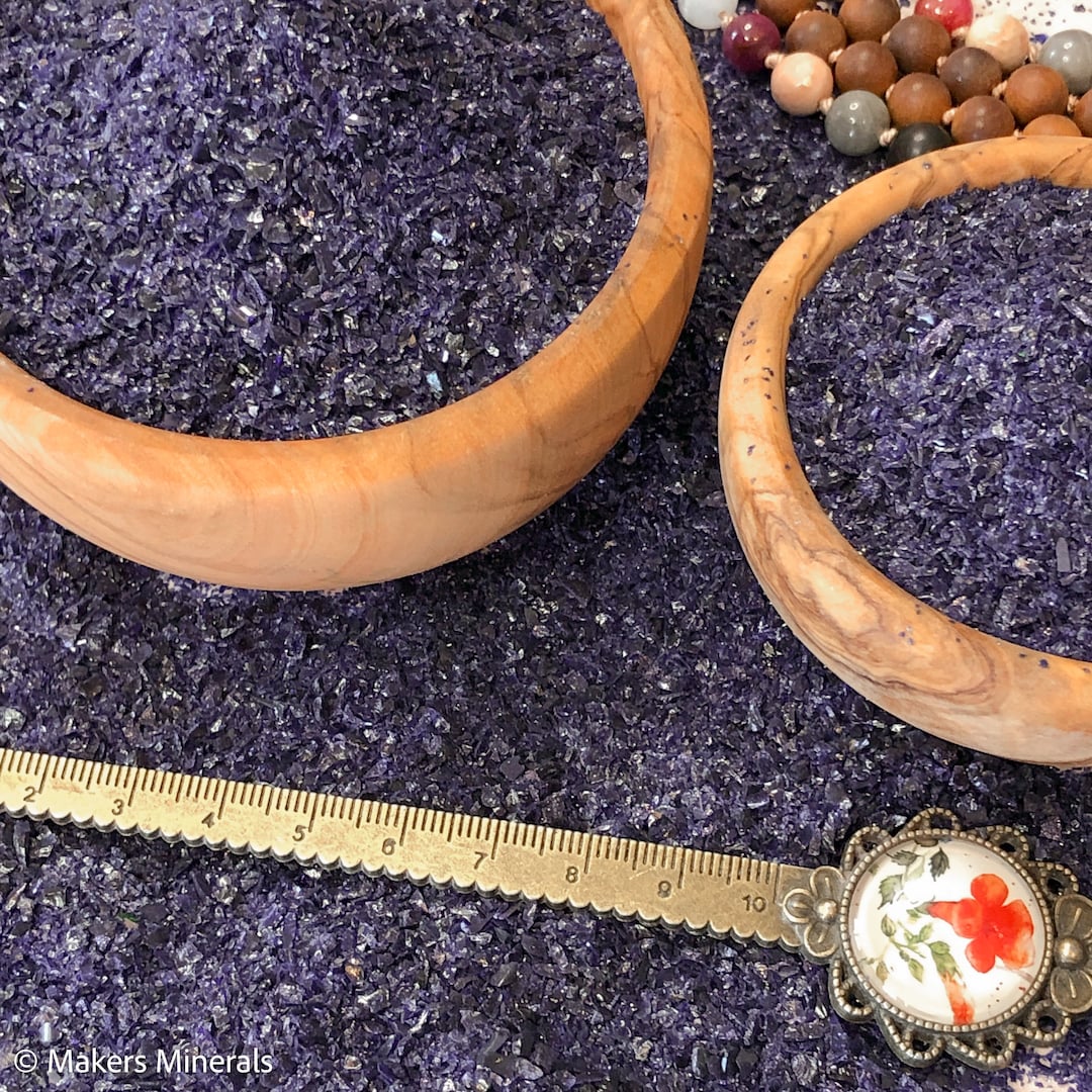 Crushed Midnight Blue Goldstone (synthetic), Medium Crush, Sand Size ...