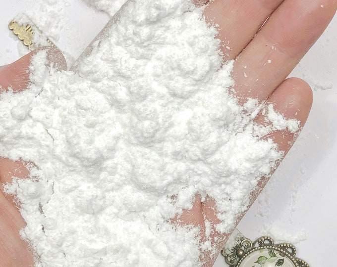 Crushed White Selenite Powder (gypsum) From Morocco, Fine Crush