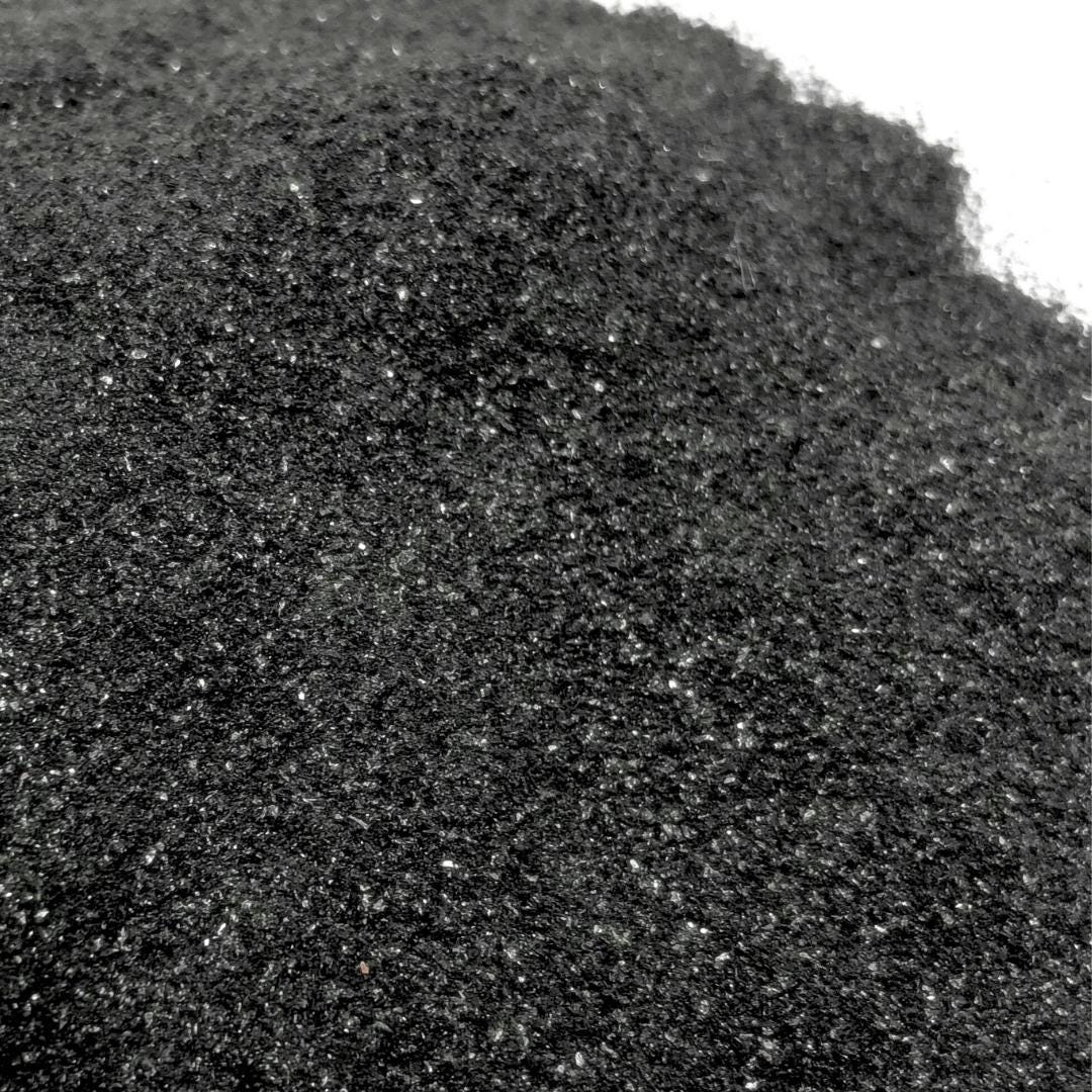 Crushed Black Tourmaline Powder (grade A) From Brazil, Fine Crush