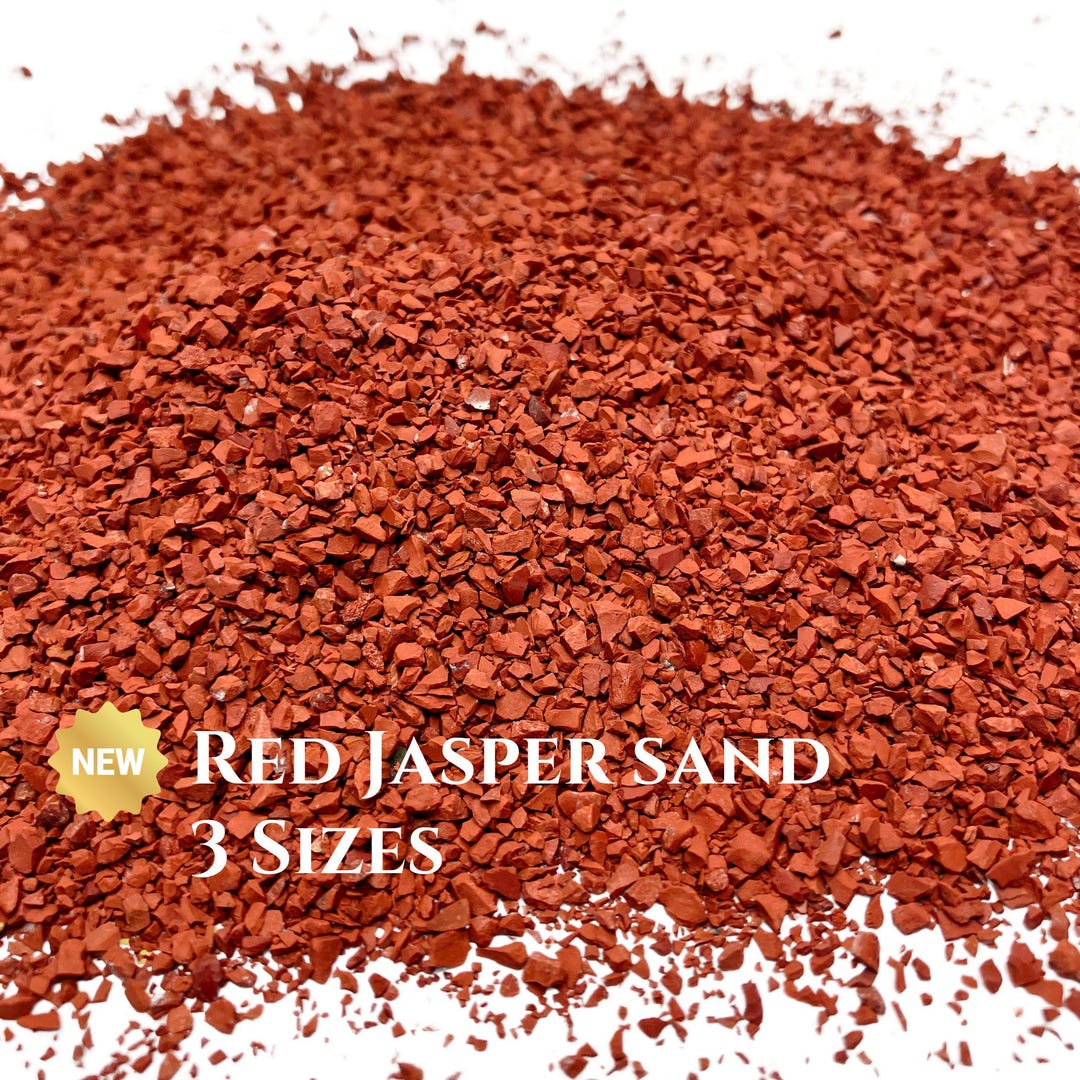 Crushed Brick Red Jasper Sand (grade A+) From South Africa, 3 Sand ...