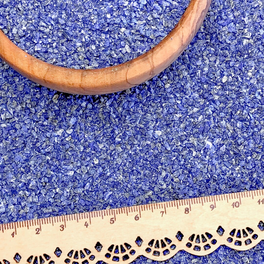 Crushed Royal Blue Lapis Lazuli Sand (grade AA) From Afghanistan ...