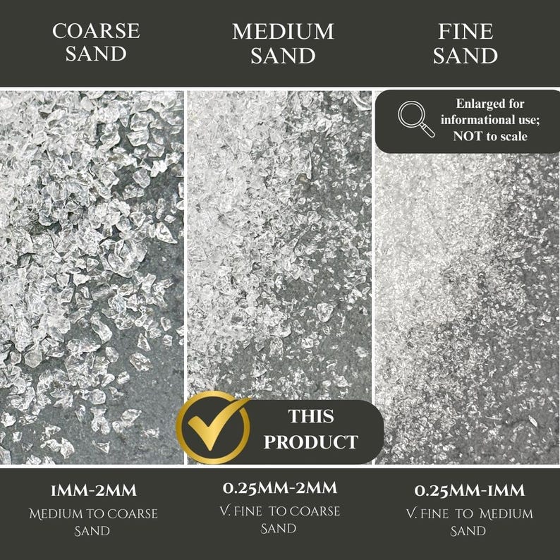 Crushed Clear Quartz (rock Crystal) Sand From Brazil, Medium Sand (0 ...