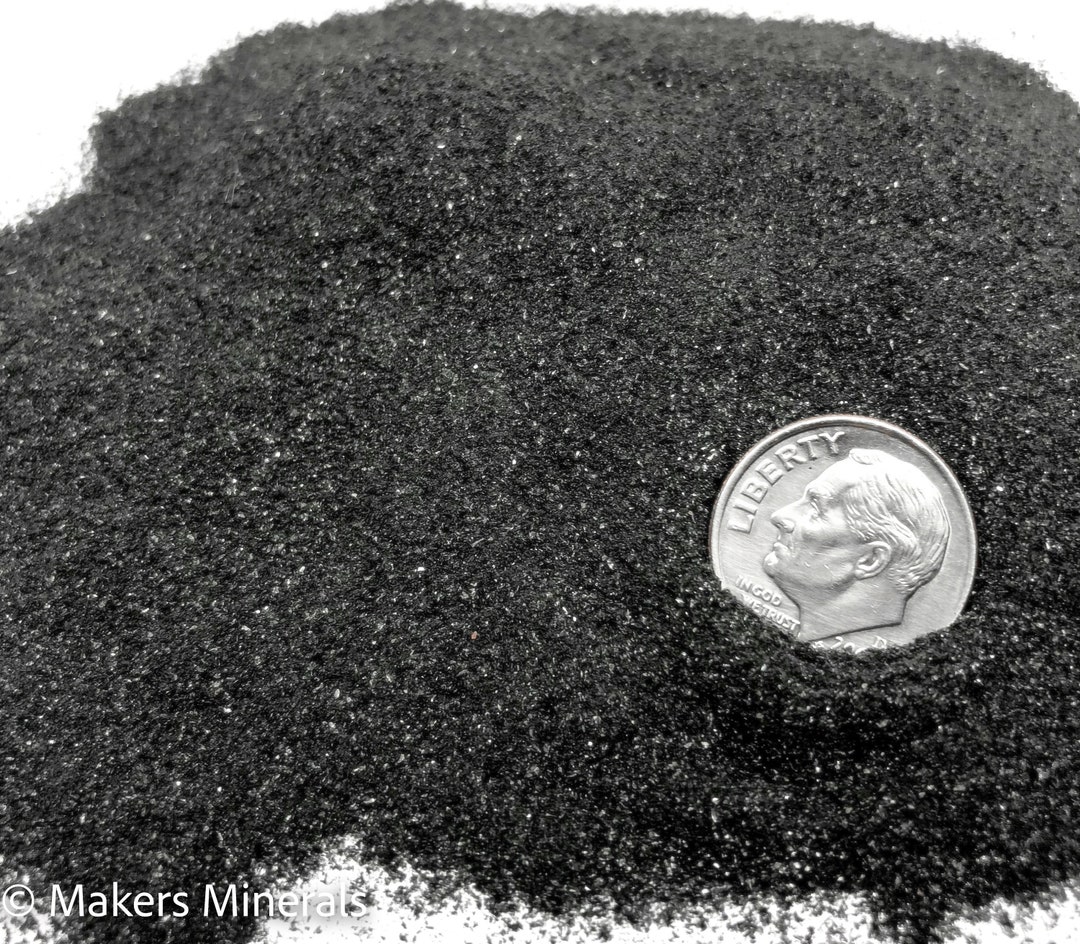 Crushed Black Tourmaline Powder A From Brazil, Fine Crush 0.25mm for ...