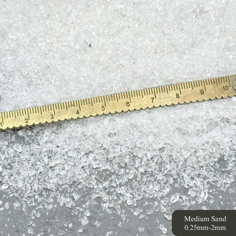 Crushed Clear Quartz (rock Crystal) Sand From Brazil, Medium Sand (0 ...