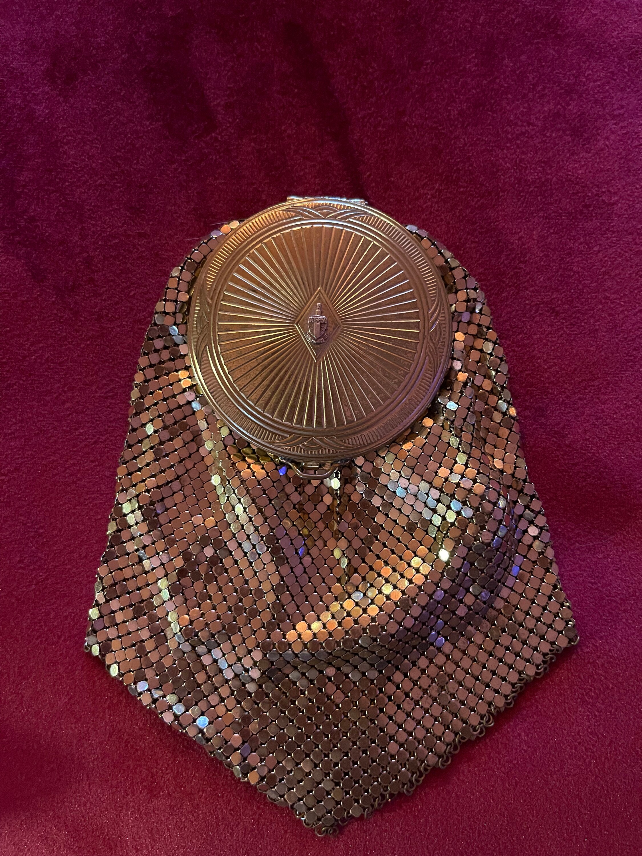 1920s Mesh Flapper Purse Powder Rouge - Etsy