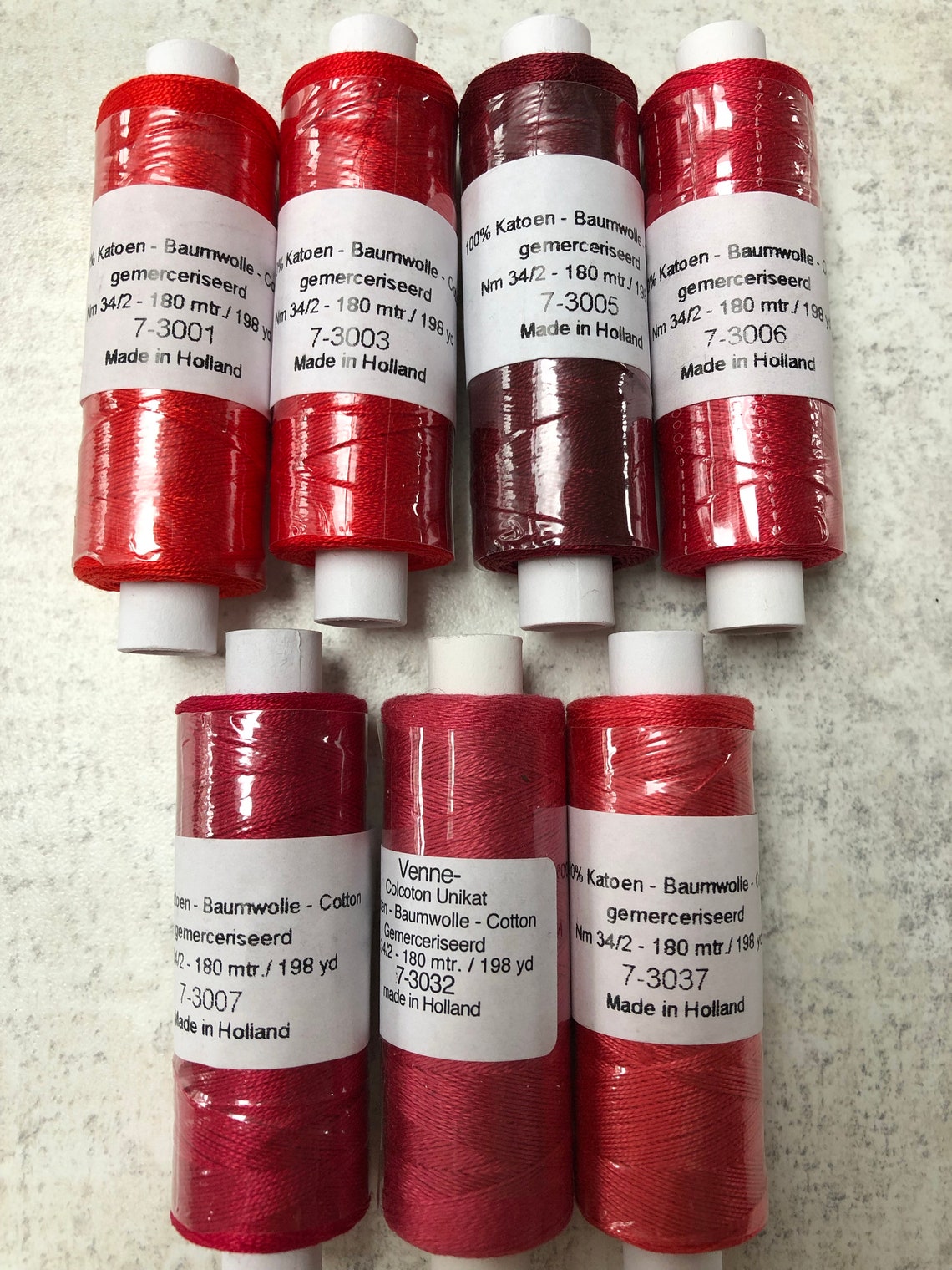 Venne Coton 34/2 Reds | Etsy