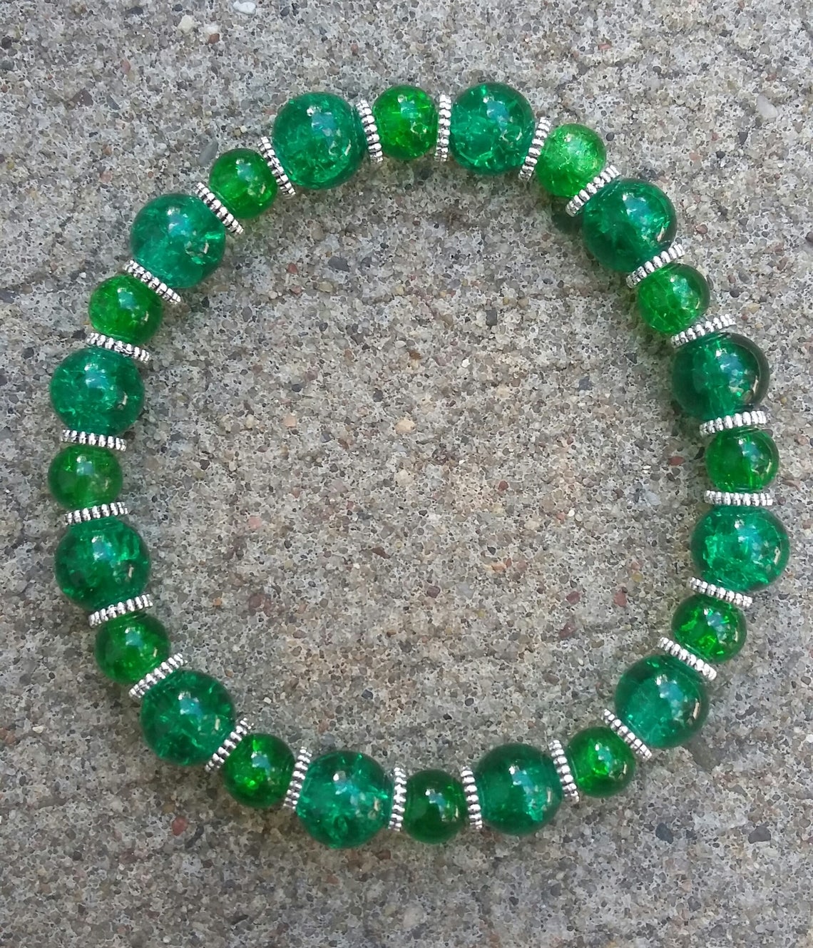 Ever Green Holiday Jewelry Set, Green Bead Jewelry, Green Earrings ...