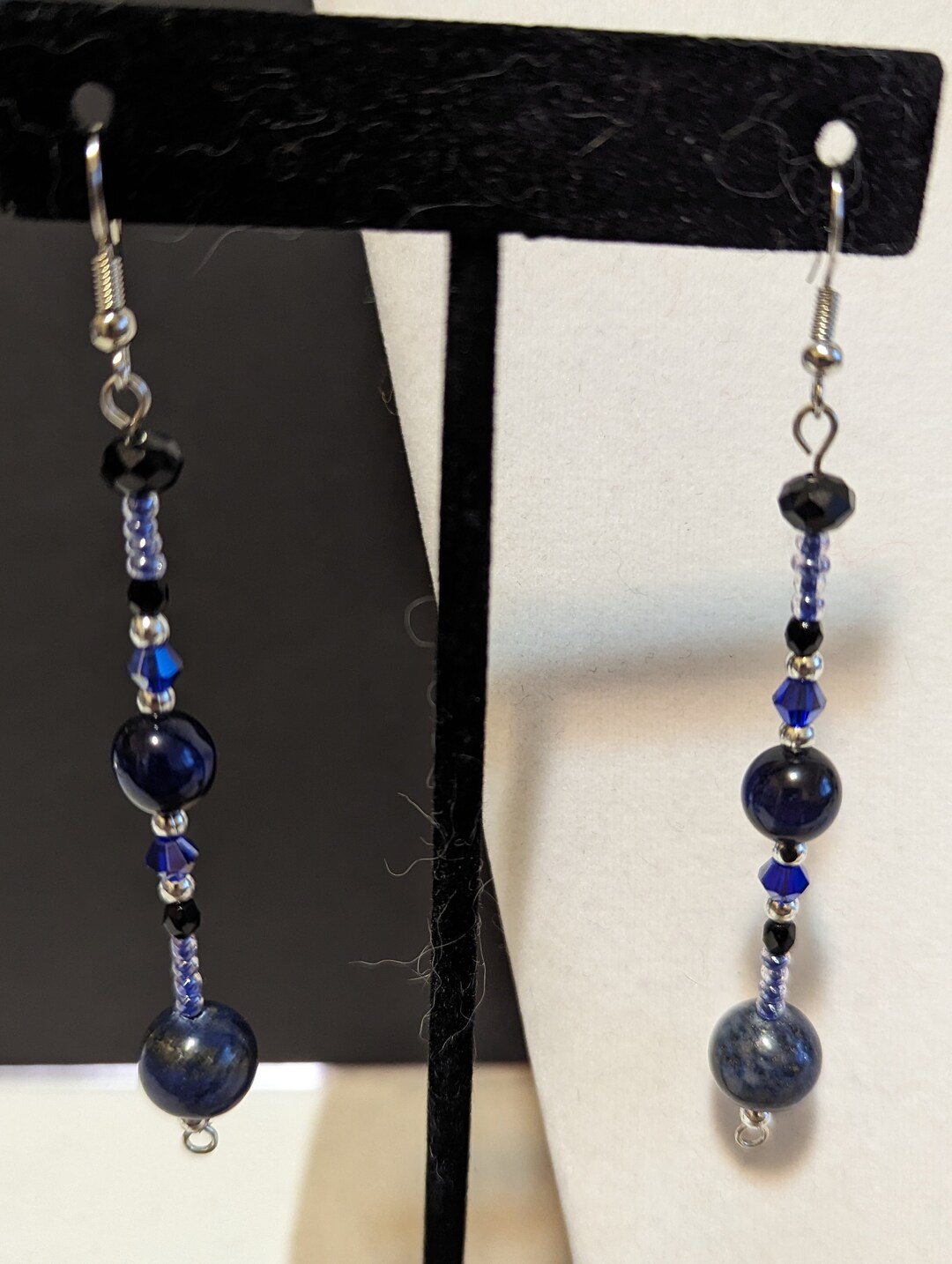 Lapis Lasui and Blue Tiger's Eye Jewelry Set - Etsy