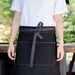 Denim Apron Bistro Apron Cafe Apron Men's Half Apron - Etsy