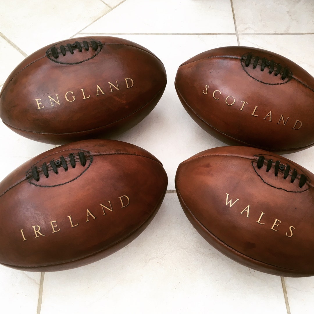 Personalised Full Size Vintage Rugby Ball - Etsy