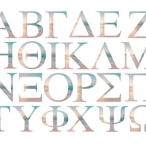 GREEK LIFE Canva Frame Templates- Customize in Canva Greek Letters - Etsy