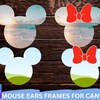 Mouse Ears Christmas Card Digital Template Customize With Canva 7x5 - Etsy