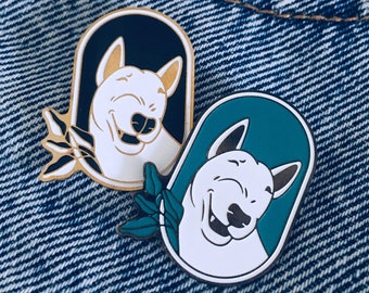 Bull Terrier Dog Enamel Pin - Etsy Canada