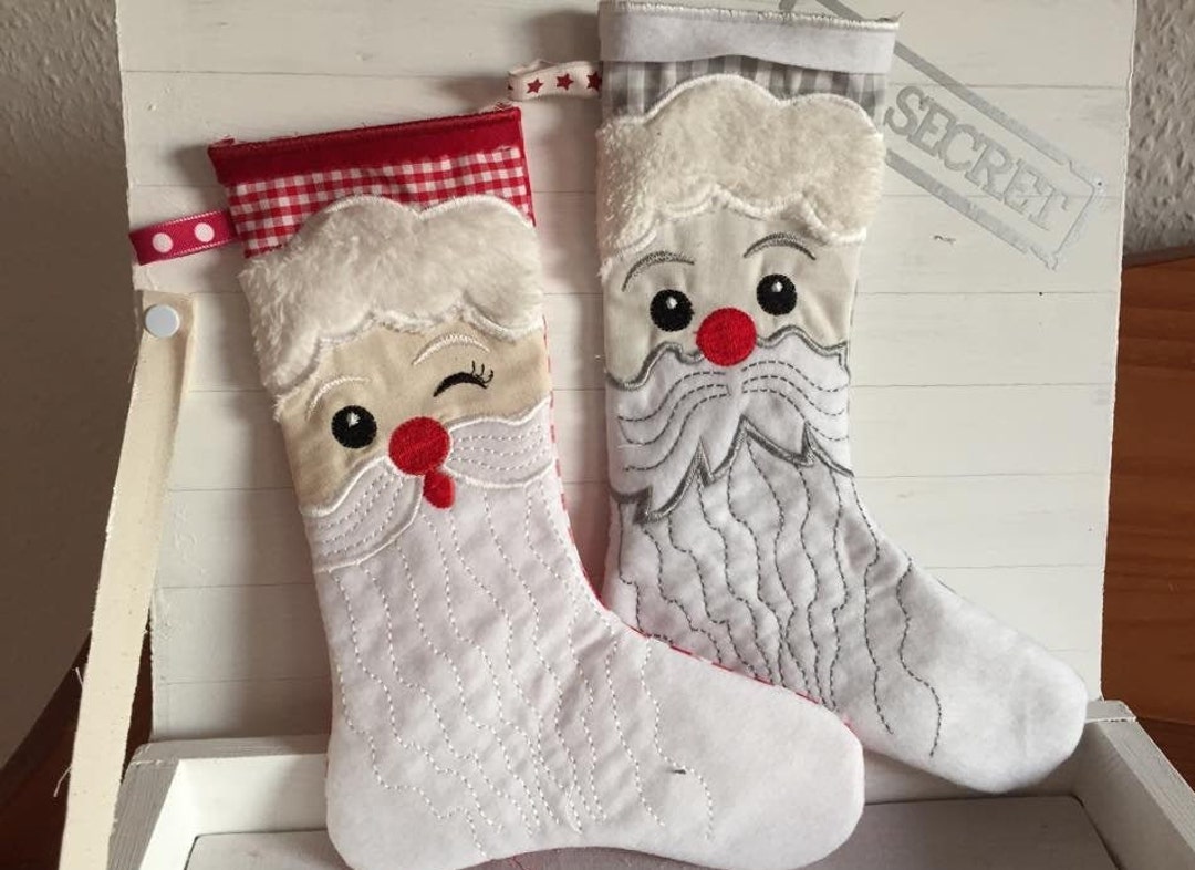 A St. Nicholas Boots 18x30 ITH Lined Christmas Embroidery File ...