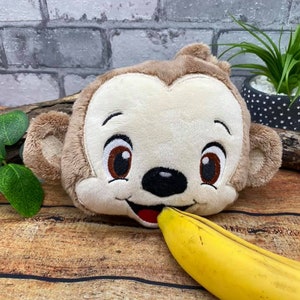 Monkey Piet Cuddly Pillow Head ITH Different Sizes 13x18 16x26 18x30 ...