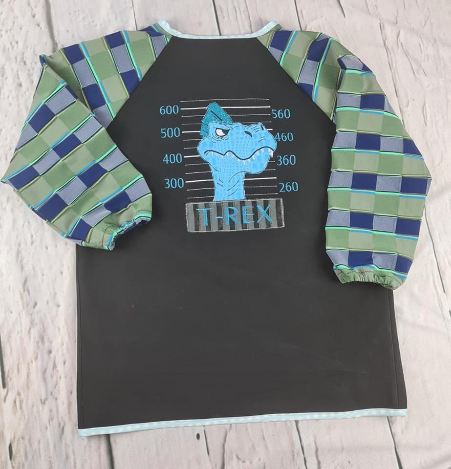 A T-Rex Doodle 20x20 Doodle Stickdatei sticken Dino - Etsy.de