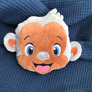 Monkey Piet Cuddly Pillow Head ITH Different Sizes 13x18 16x26 18x30 ...
