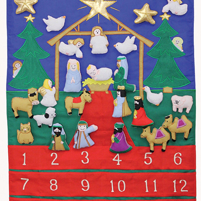 Christmas Calendar Velcro - Etsy