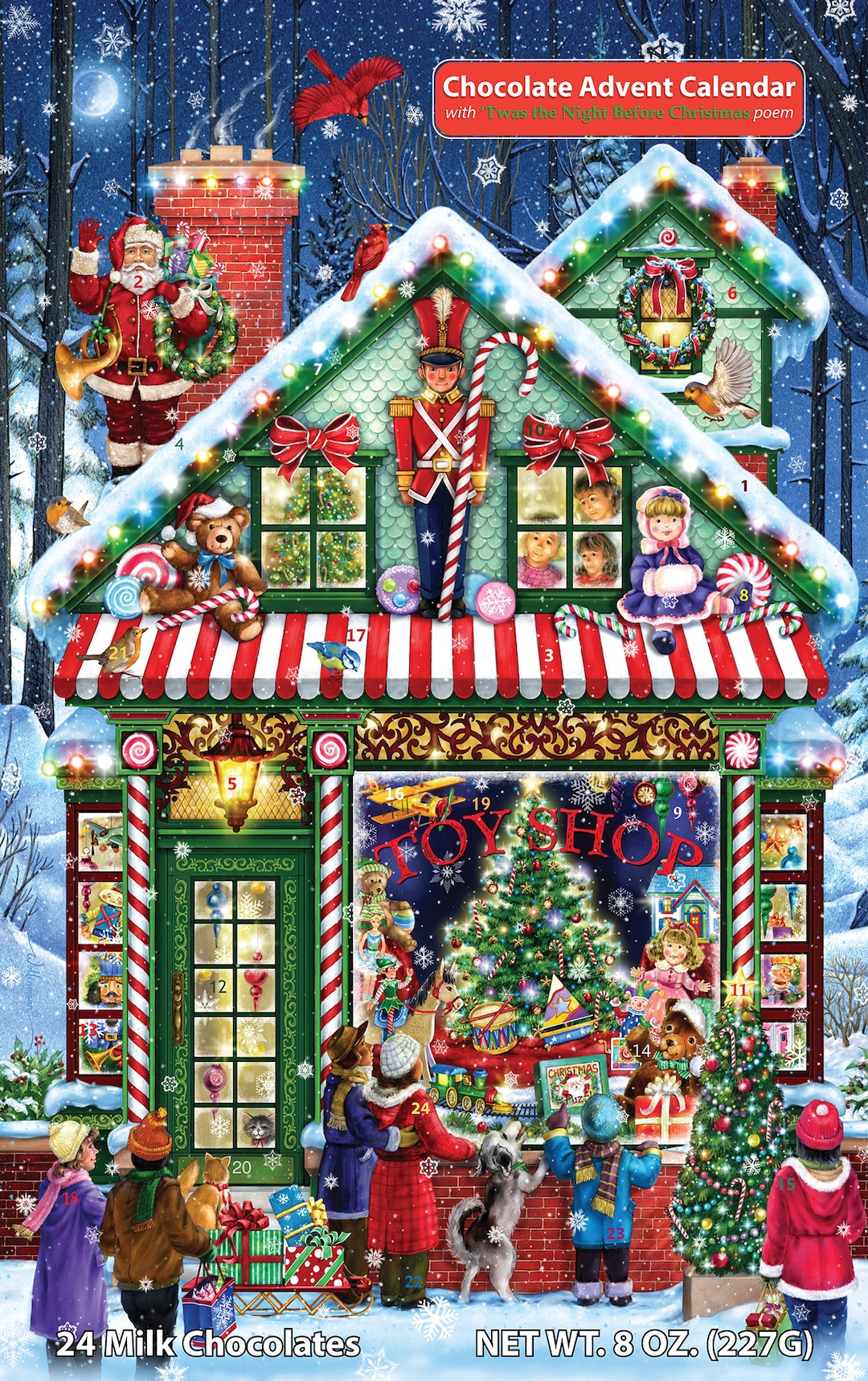 Toy Shop Chocolate Advent Calendar - Etsy