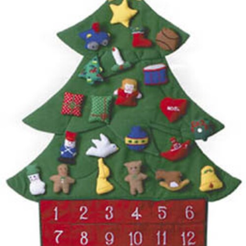 Christmas Tree Advent Calendar Pattern 29 Ornaments - Etsy