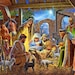 Box of Joyous Nativity Christmas Cards - 15 Cards / 16 Foil Lined ...