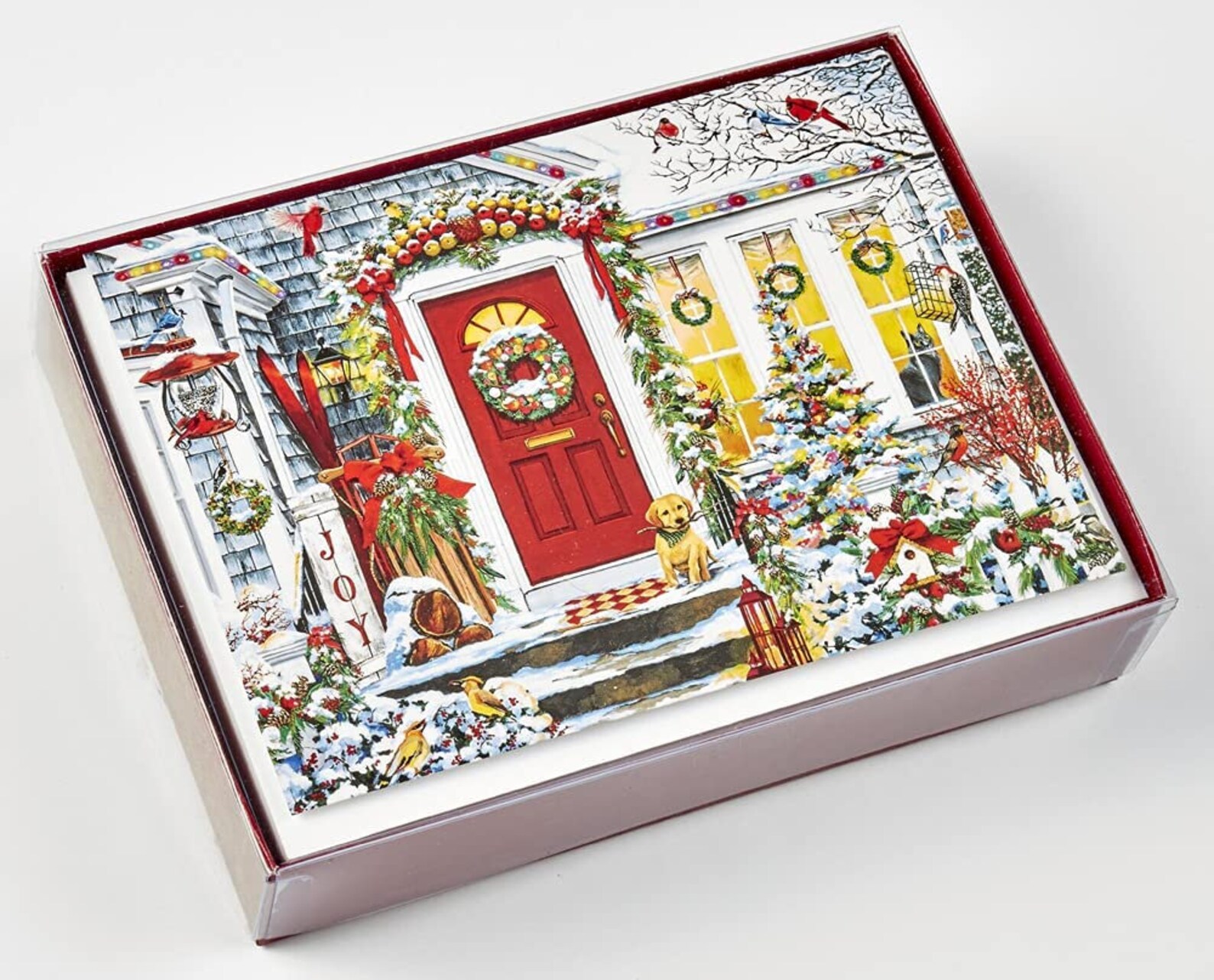 Box of Winter Welcome Christmas Cards 15 Cards / 16 Foil - Etsy