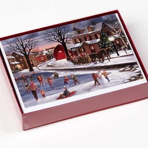 Box of 'heart of Christmas' Christmas Cards - 15 Cards / 16 Foil Lined ...