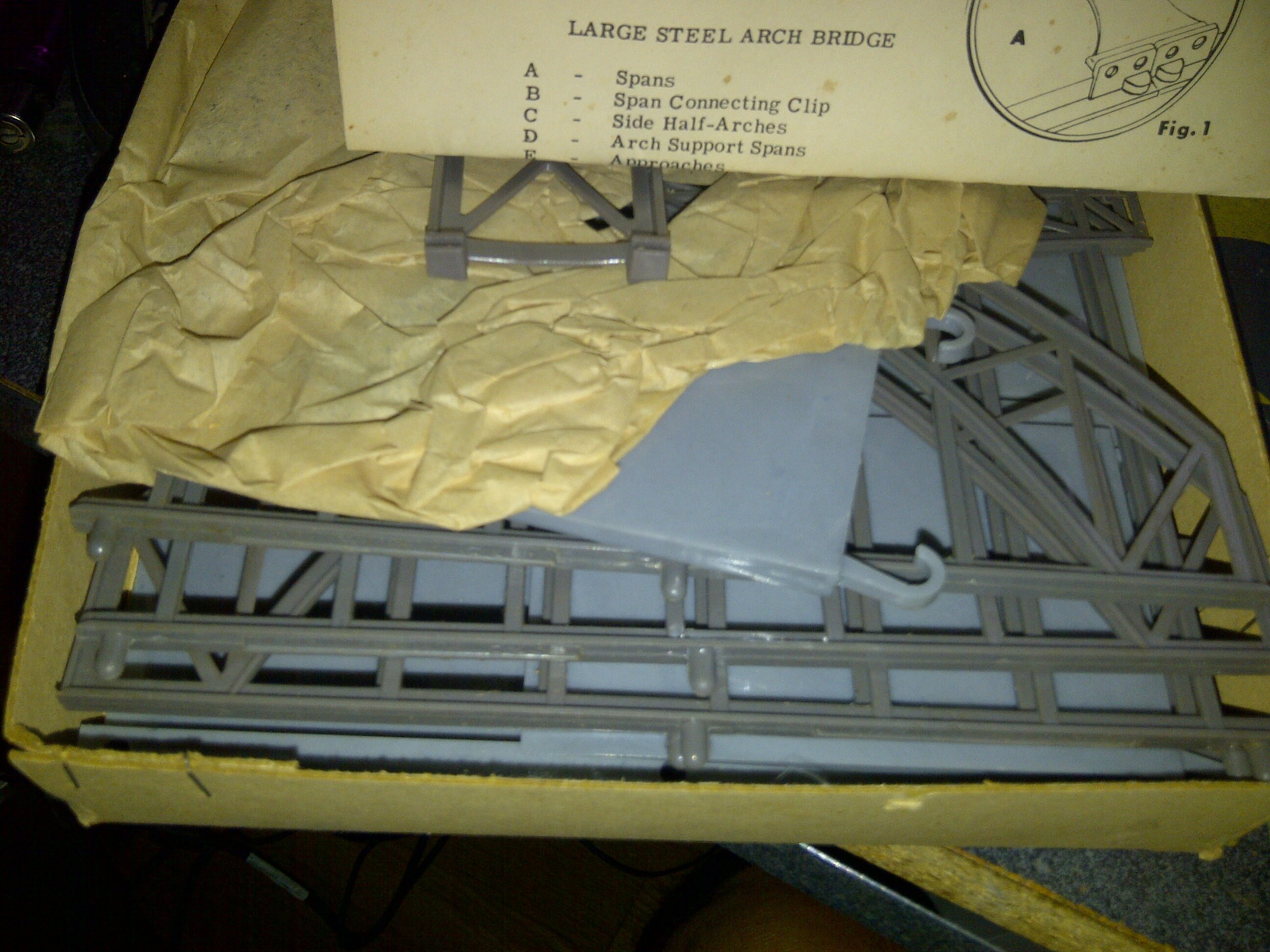 Vintage 1950 Aristo-craft Ho Large Arch Bridge Kit New in Box - Etsy