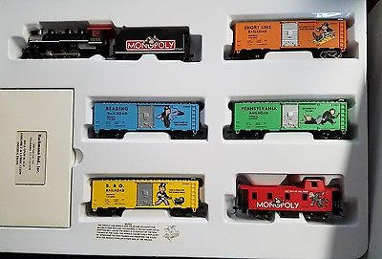 Monopoly Ho Gauge Train Set With Track Pack and Play Mat New in Box - Etsy