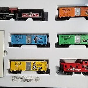 Monopoly Ho Gauge Train Set With Track Pack and Play Mat New in Box - Etsy