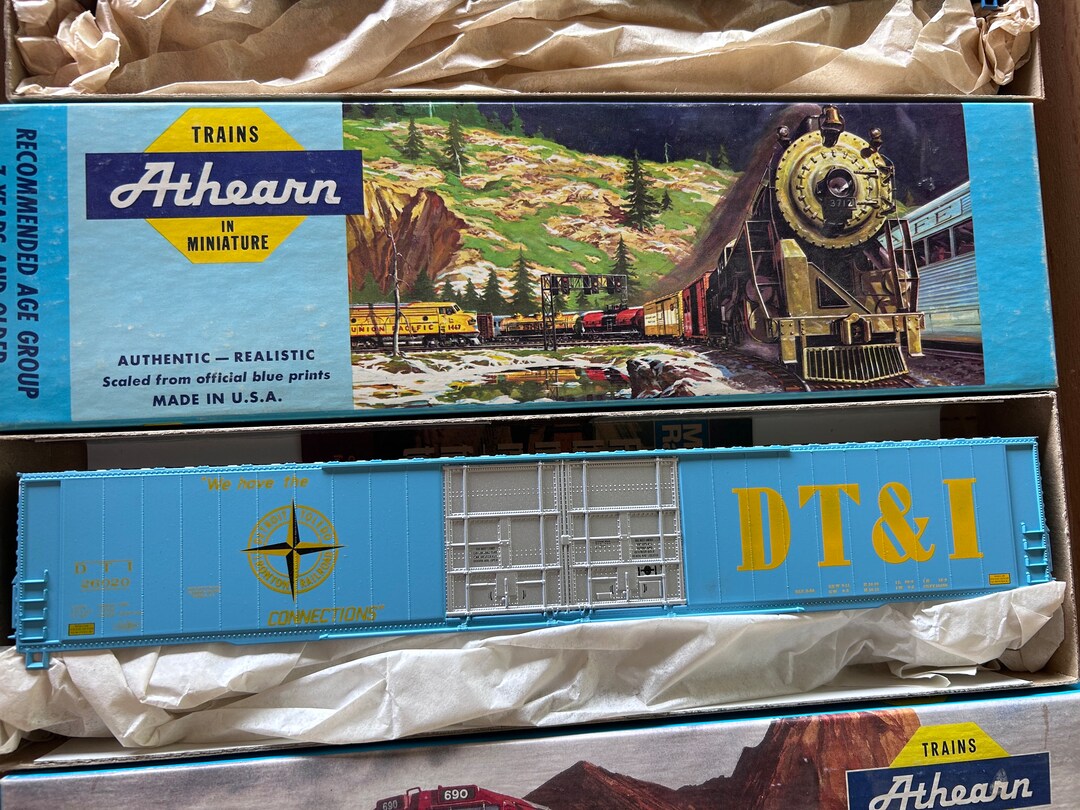 Athern Ho Train Car 86’high Cube DT&I. Kit Unassembled in Box - Etsy