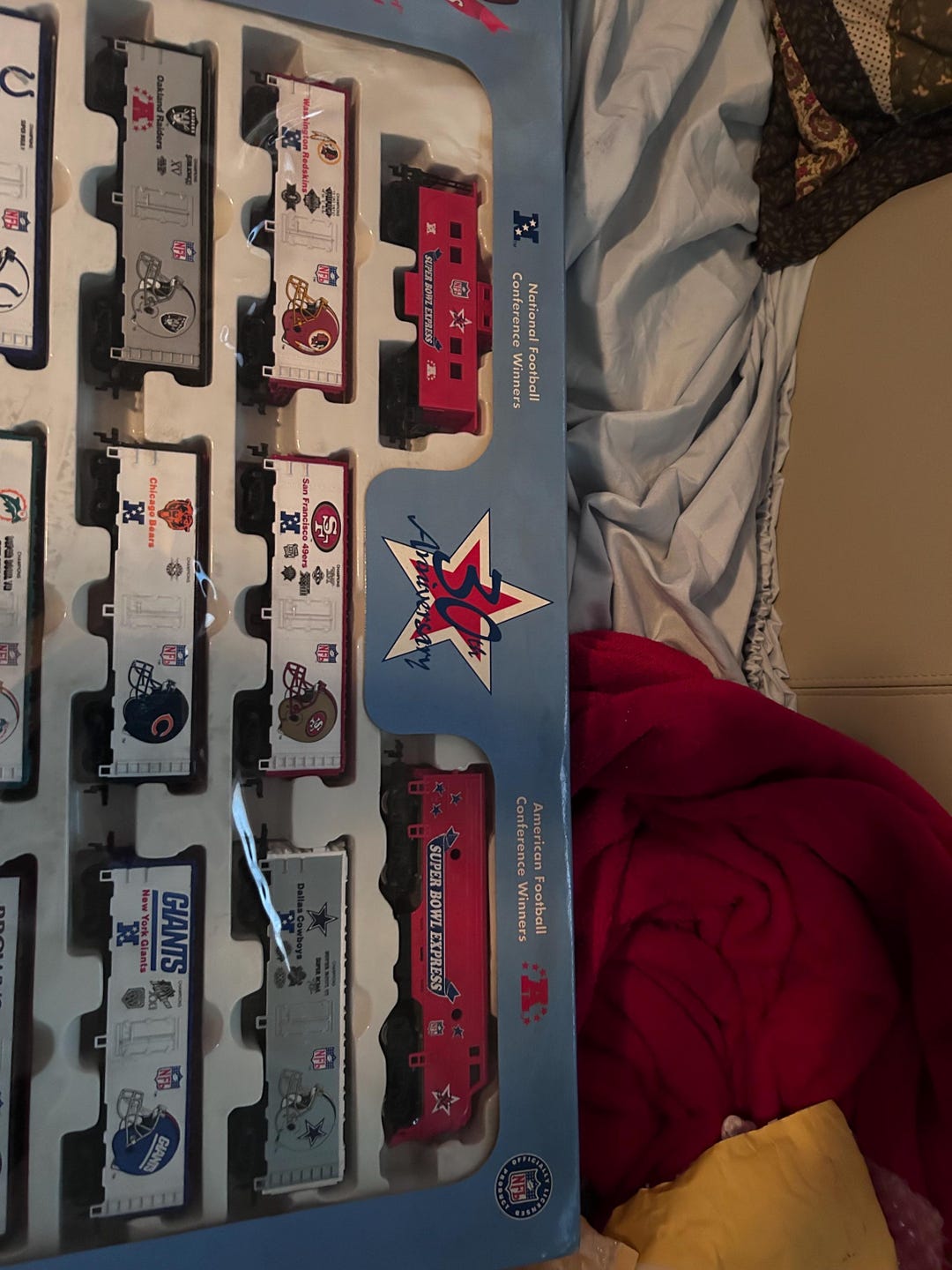 Mantua HO NFL Cleveland Browns Train Set New in Box 30th Anniversary ...