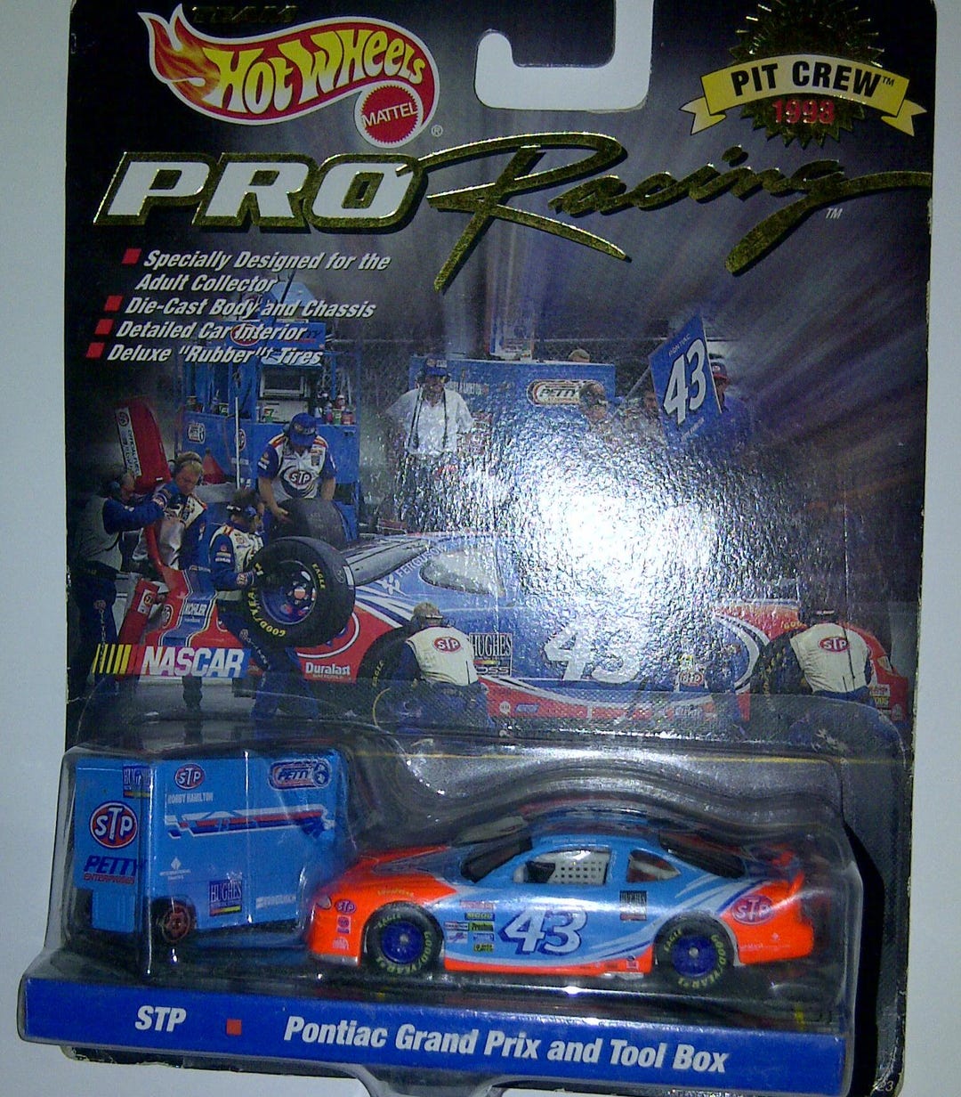1998 Pontiac Grand Prix Hot Wheels Richard Petty #43 Pit Crew & Box - Etsy