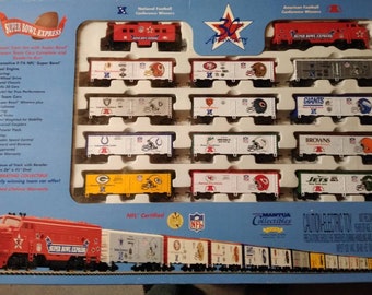 NEW HO NFL Train Set New in Box Factory Sealed - Etsy