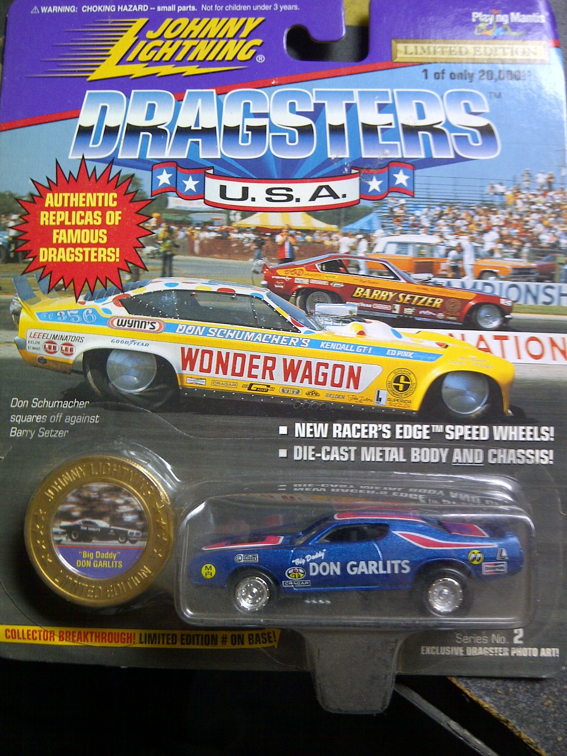 Dodge Charger Big Daddy Don Garlits 1/64th Diecast New on Card - Etsy