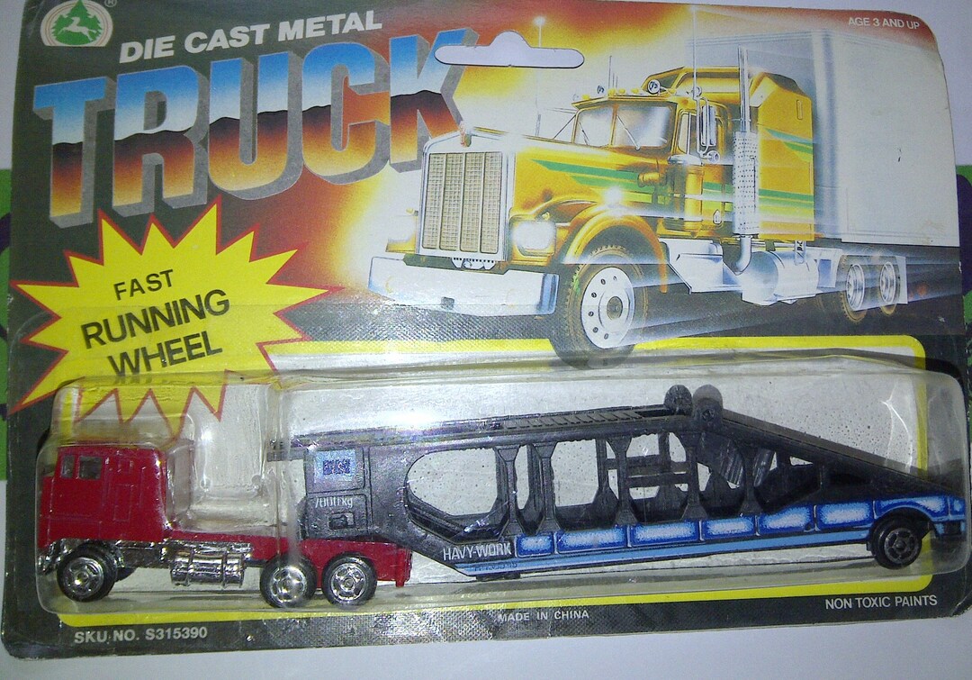 Ho Scale Auto Transport 1/87th for True Ho Not 1/64th Will Not Hold ...