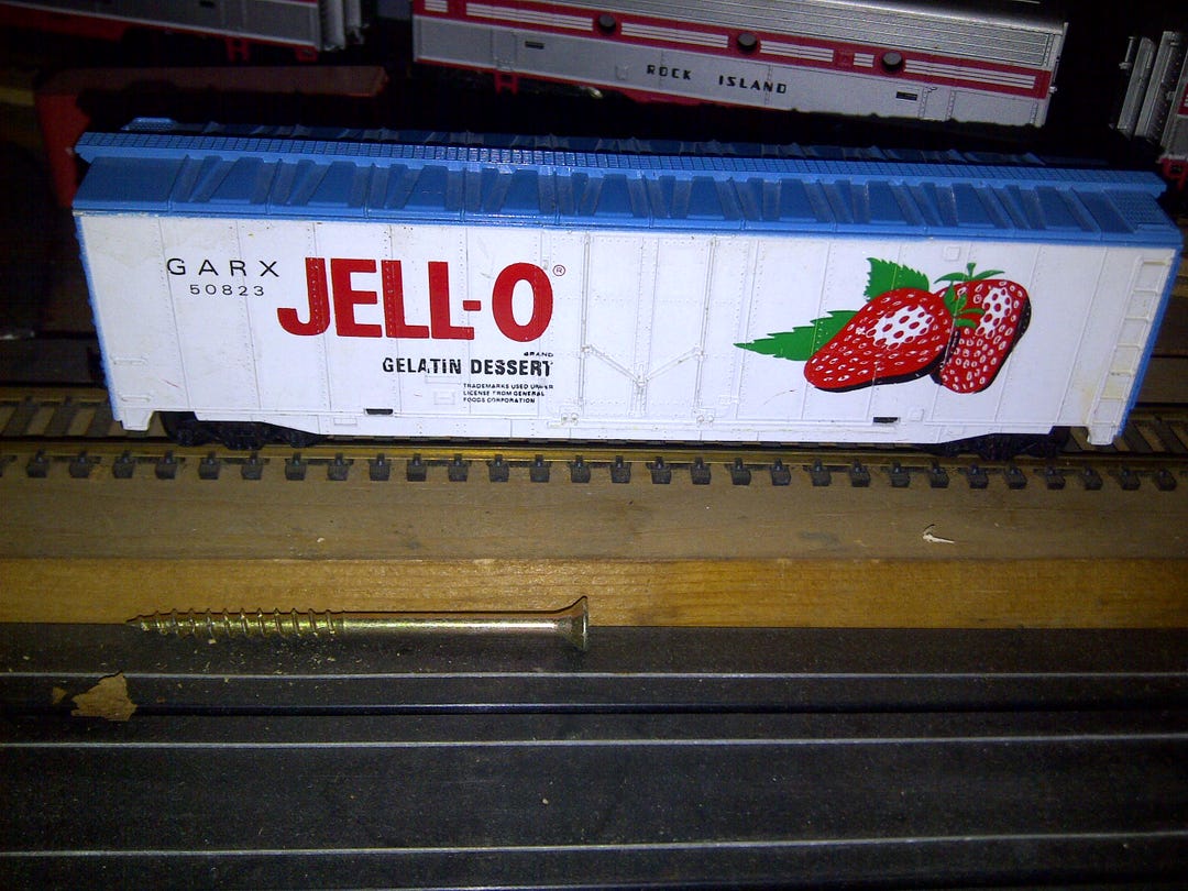 HO Tyco Billboard Freight Car Jello Box Car - Etsy