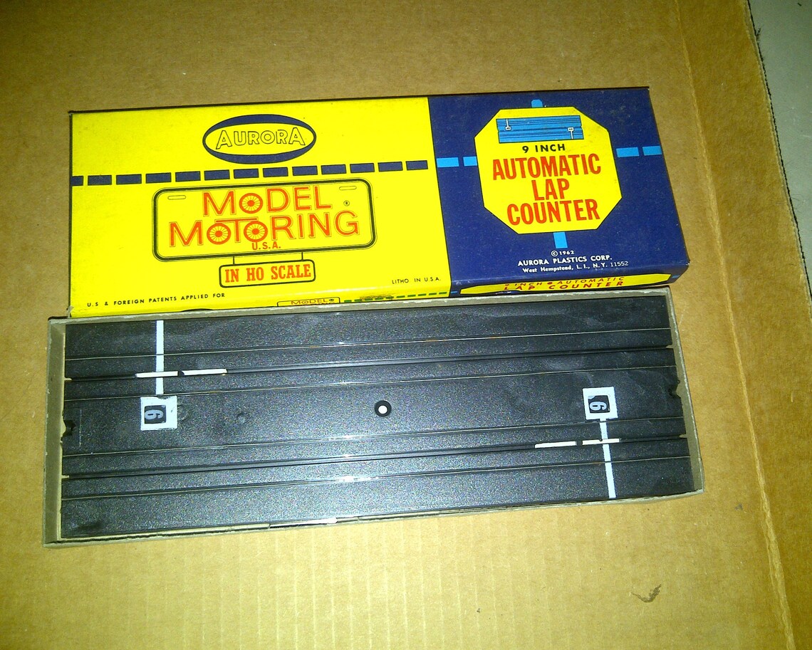Aurora Model Motoring Slot Car Track Lap Counter New in Box - Etsy