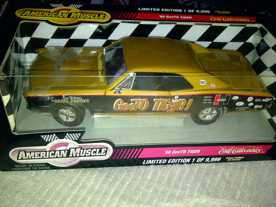 1966 Pontiac GTO Geeto Tiger 1:18 Diecast New in Box RARE - Etsy