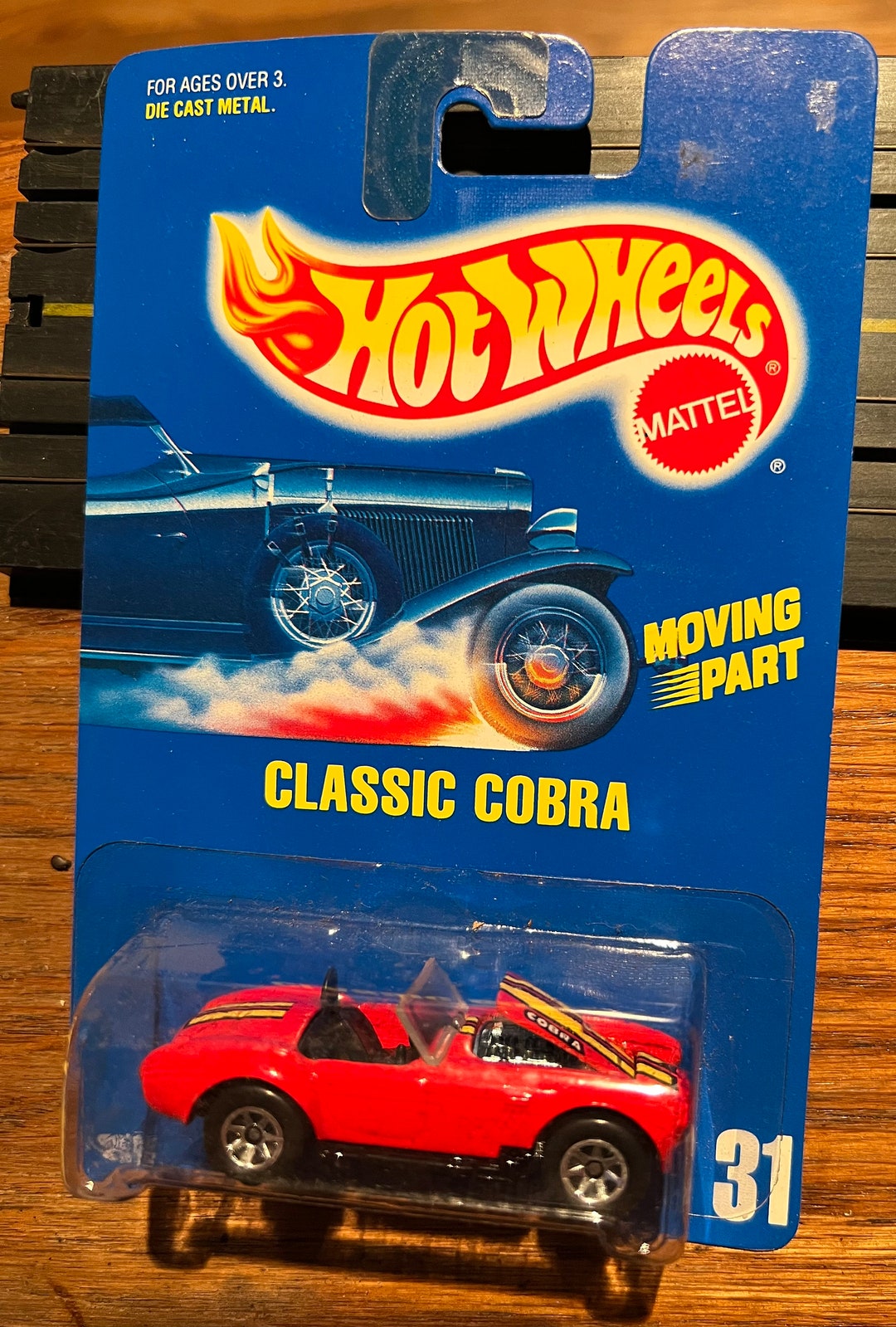 Hot Wheels Ford Cobra #31 New on All Blue Card - Etsy