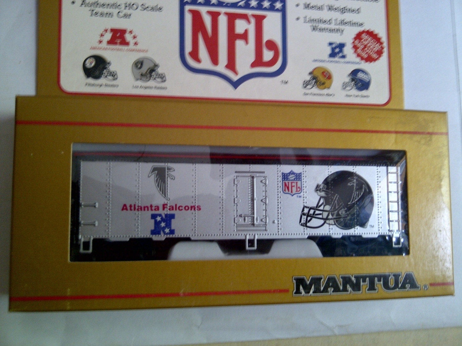 NEW Mantua HO NFL Team Train Car Atlanta Falcons - Etsy