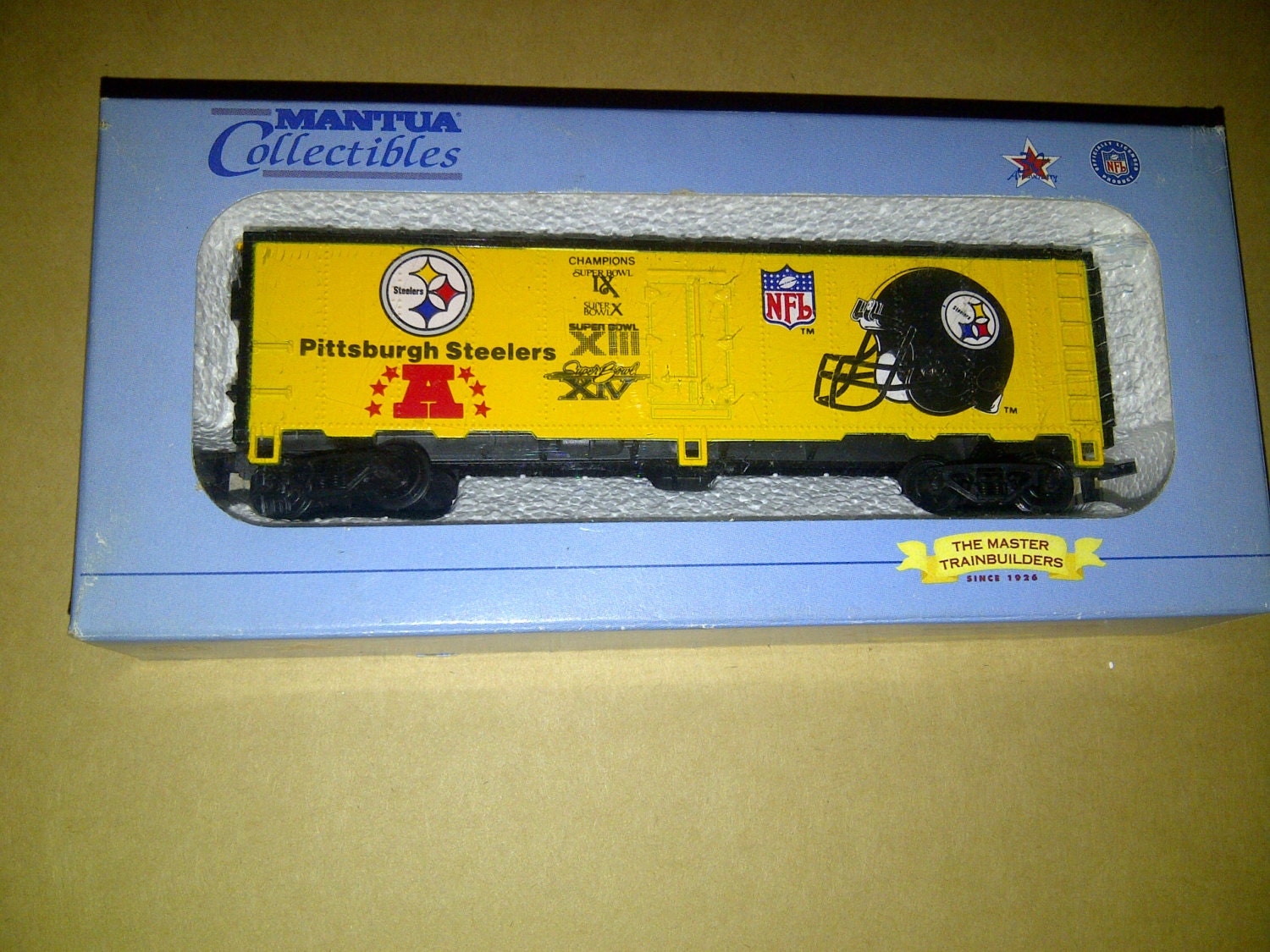 NEW Mantua HO NFL Team Train Car Pittsburgh Steelers - Etsy