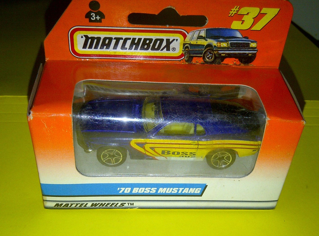 Matchbox #37 Ford Boss Mustang New in Box - Etsy