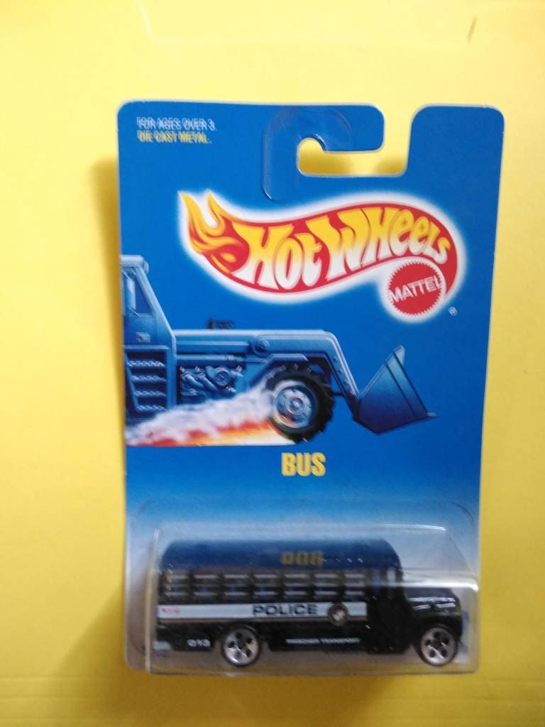 Hot Wheels Police Bus 72 New in Package | Etsy