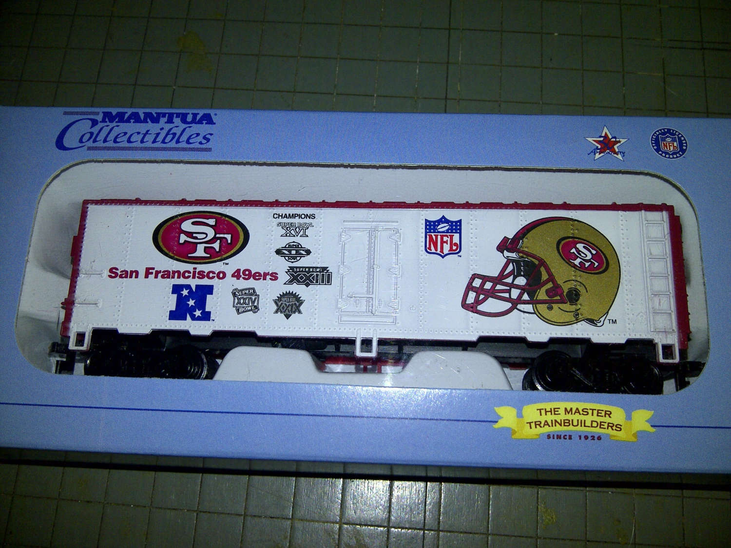 NUEVO Mantua HO NFL Team Train Car San Francisco 49ers - Etsy España